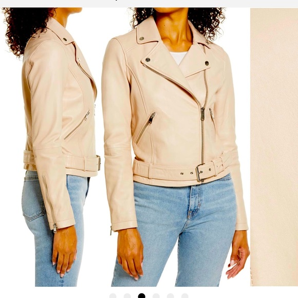 Rachel Parcell | Jackets & Coats | Rachel Parcell 0 Leather Moto Jacket ...